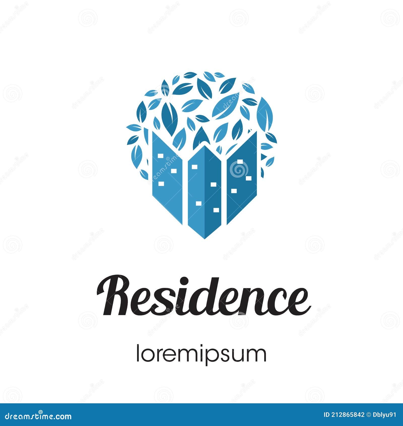 Residence Logo, Icon, or Symbol Template Design Stock Vector ...