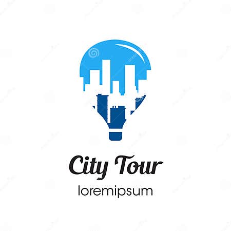 City Tour Logo, Icon, or Symbol Template Design Stock Vector ...