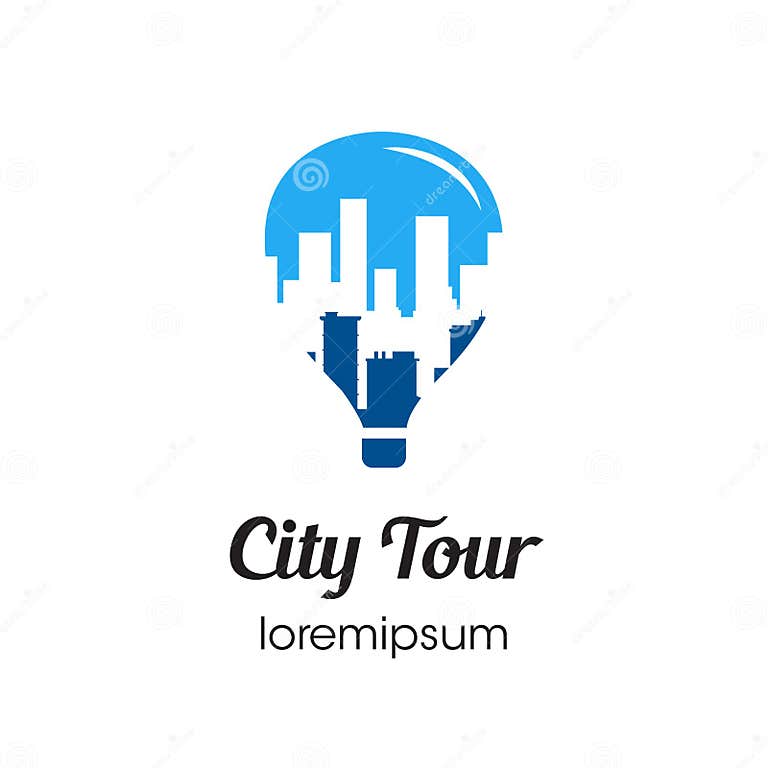 City Tour Logo, Icon, or Symbol Template Design Stock Vector ...