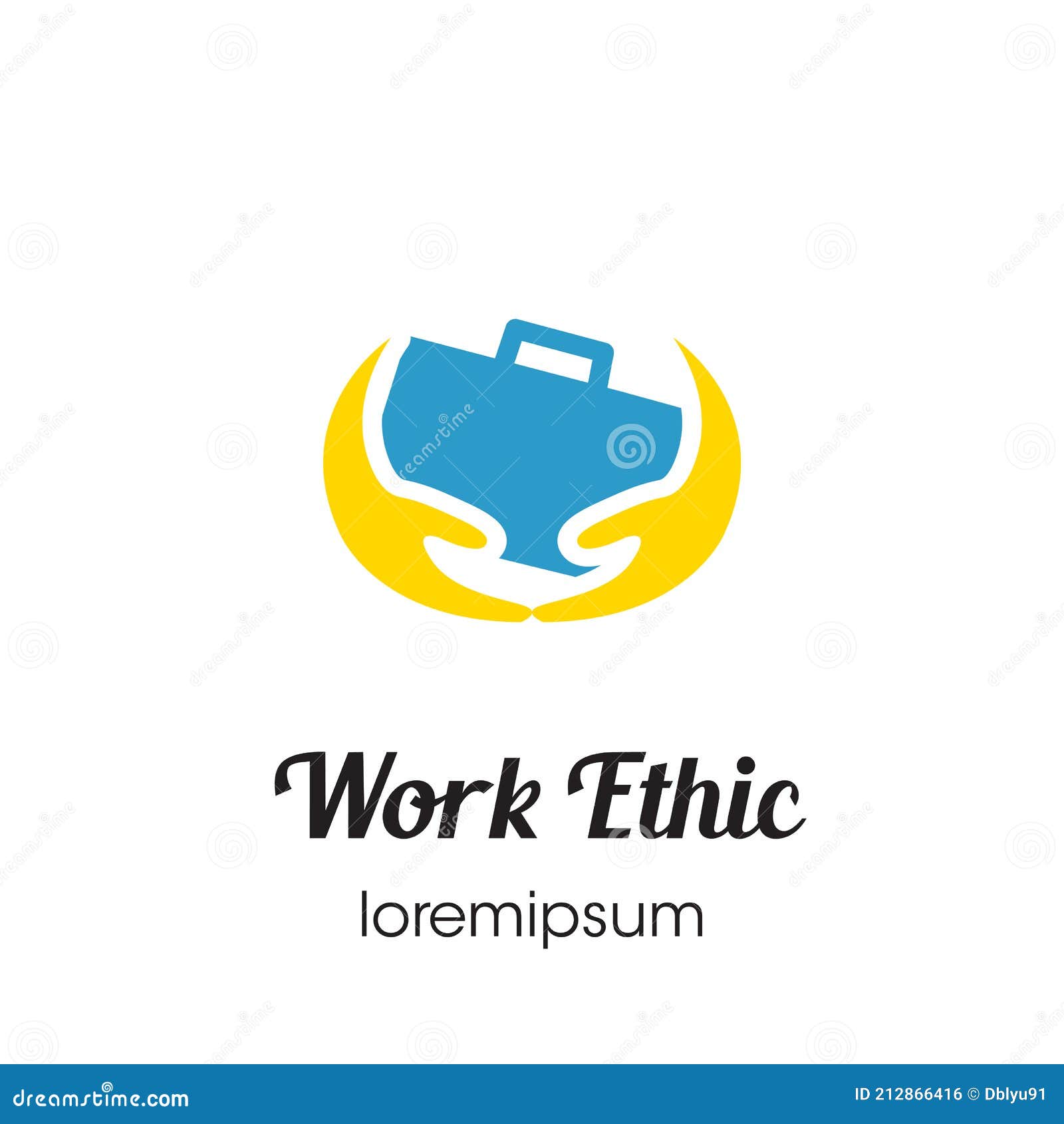 Work Ethic Logo, Icon, or Symbol Template Design Stock Vector ...