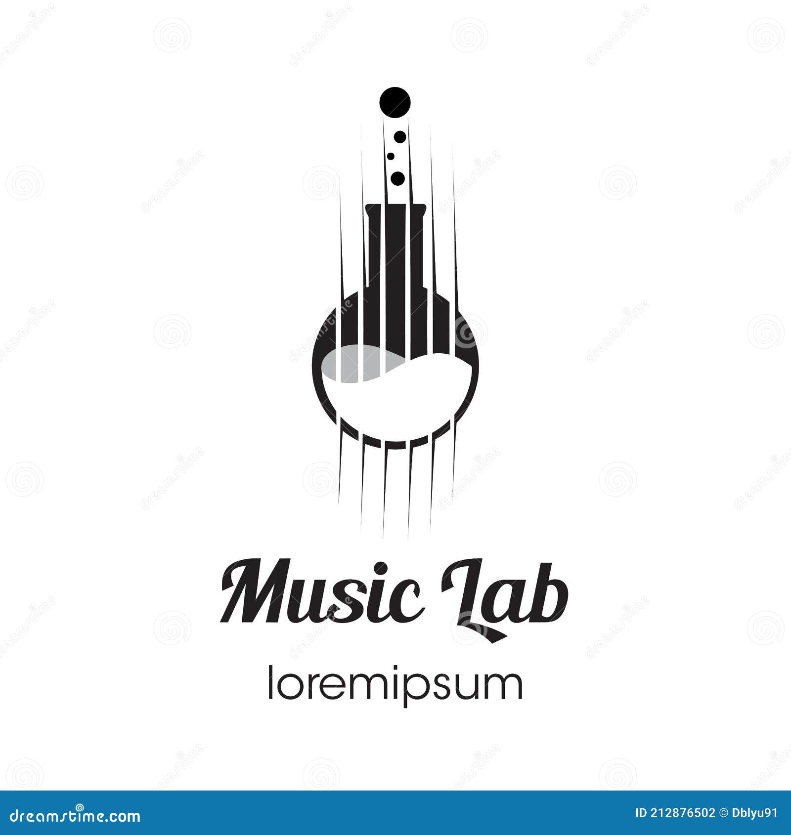 Music Lab Logo, Icon or Symbol Template Design Stock Vector ...