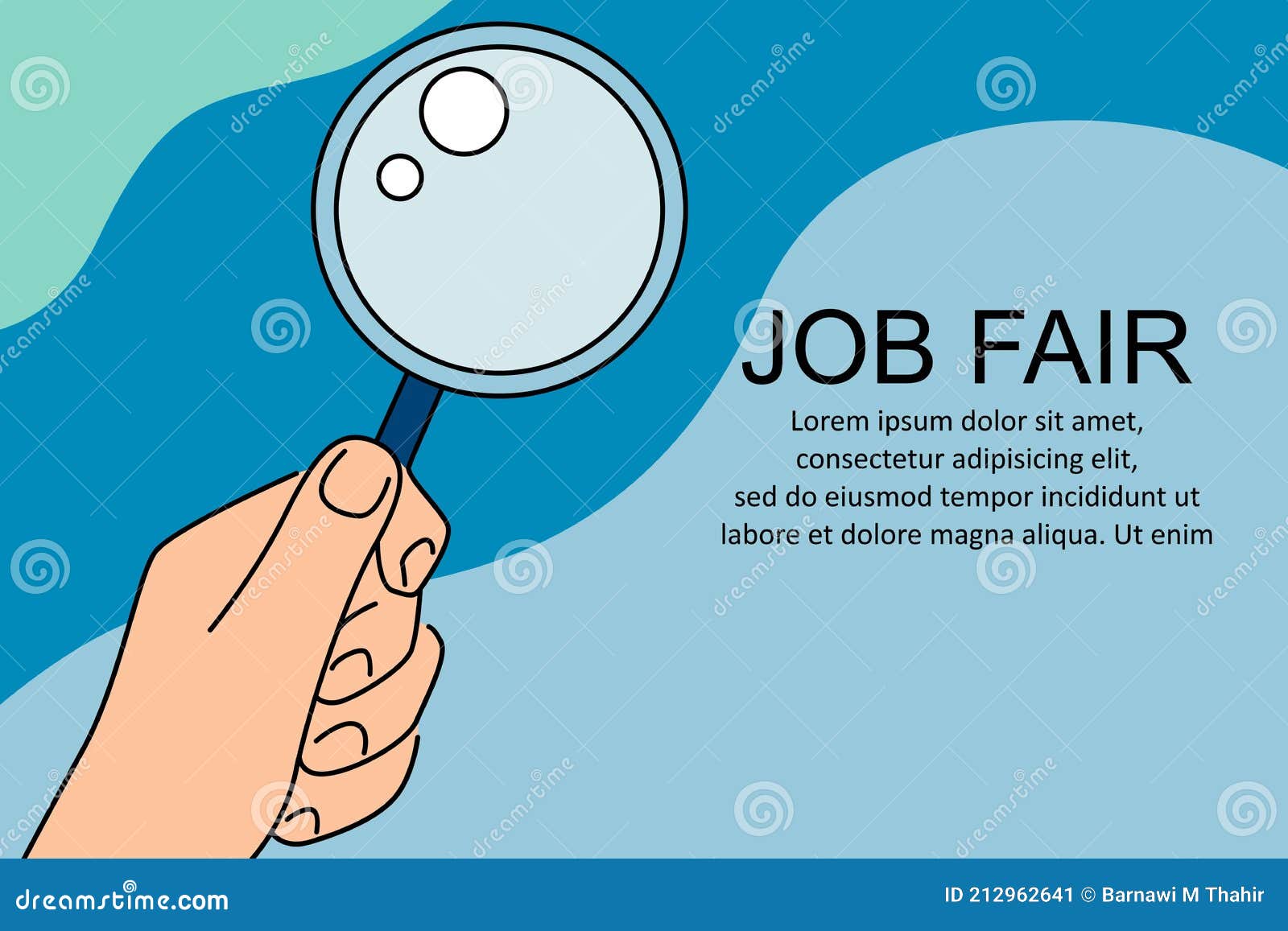Job Fair Background. Can Use for Banner, Poster, Card and Brochure ...