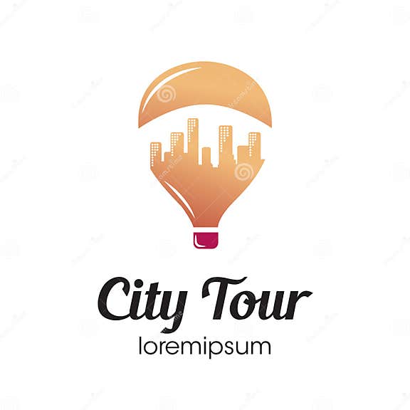 City Tour Logo, Icon, or Symbol Template Design Stock Vector ...