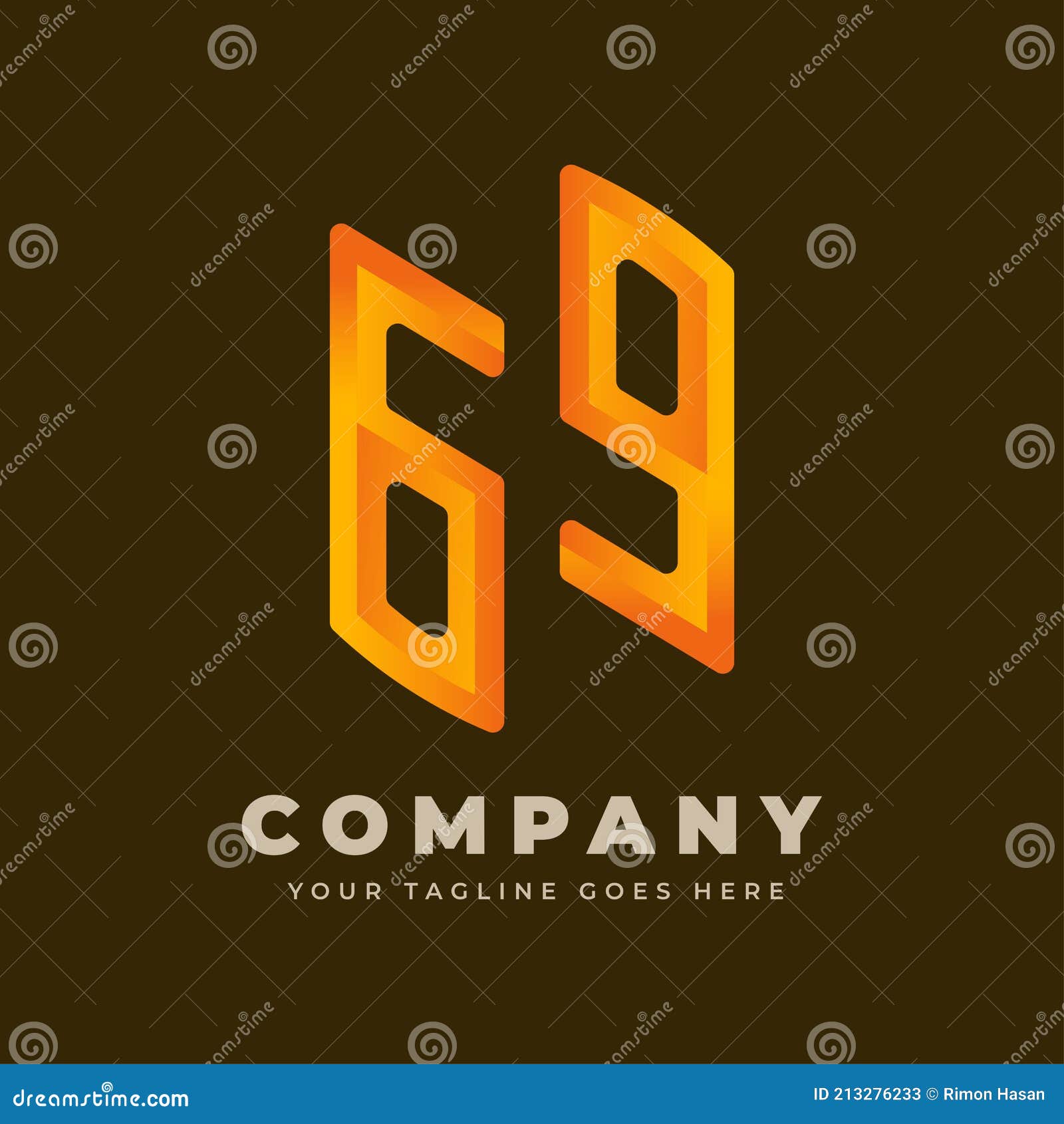 69 Logo Template | Monogram Stock Vector - Illustration of pinterest ...