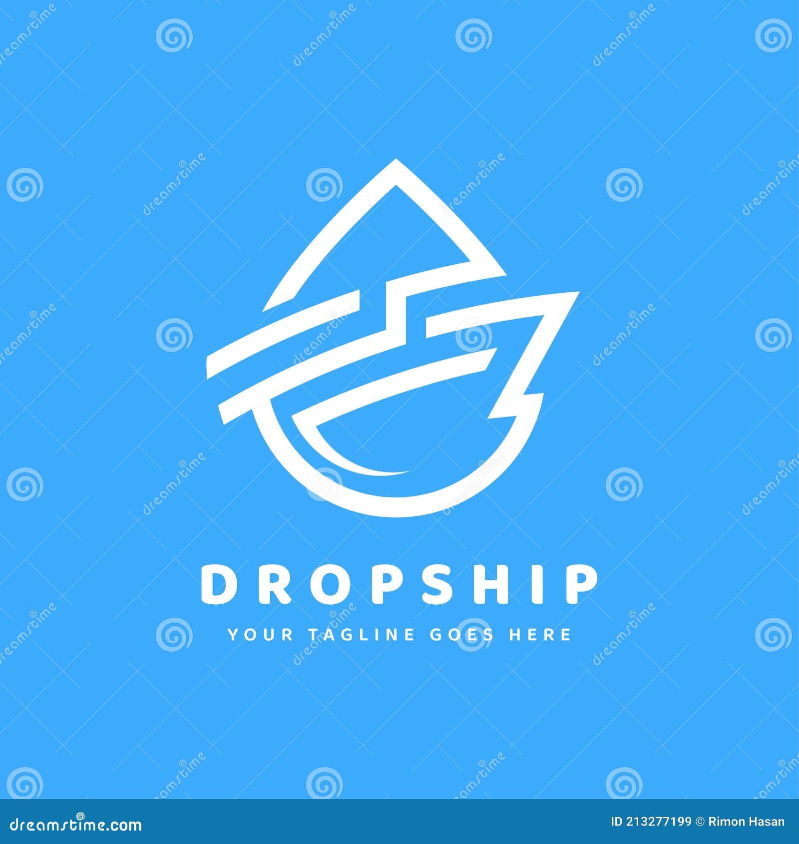 Dropship Logo Template | Cruise Stock Vector - Illustration of boat ...