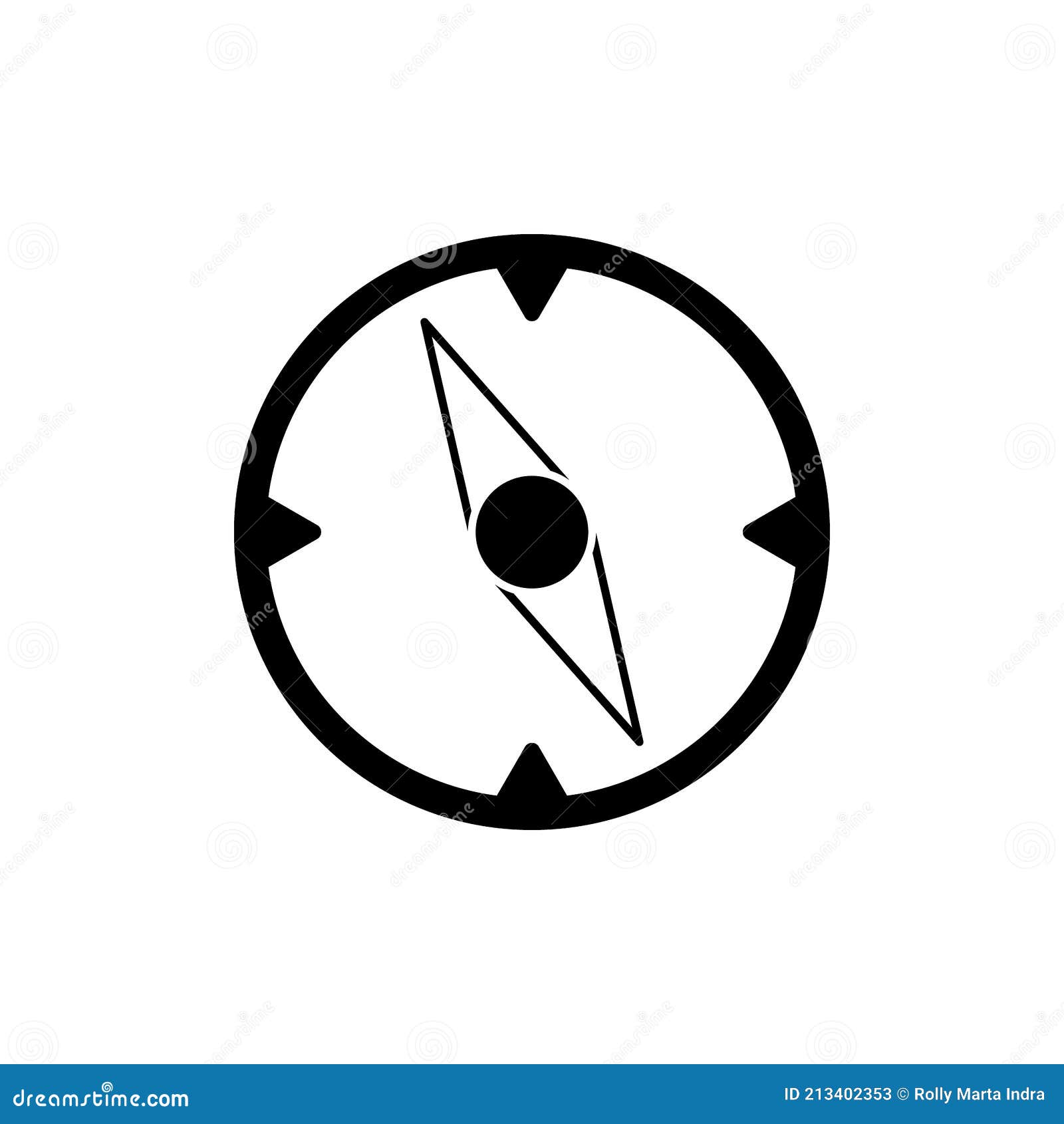 Arrow Compass Icon Vector Logo Template. Editable. Stock Vector ...