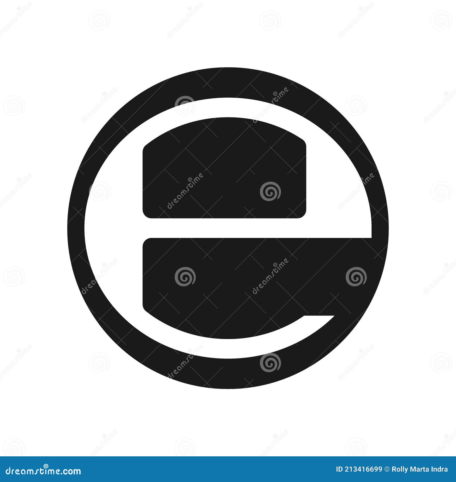 Illustration Vector Estimated Sign , E Mark , E Symbol. Marks for ...