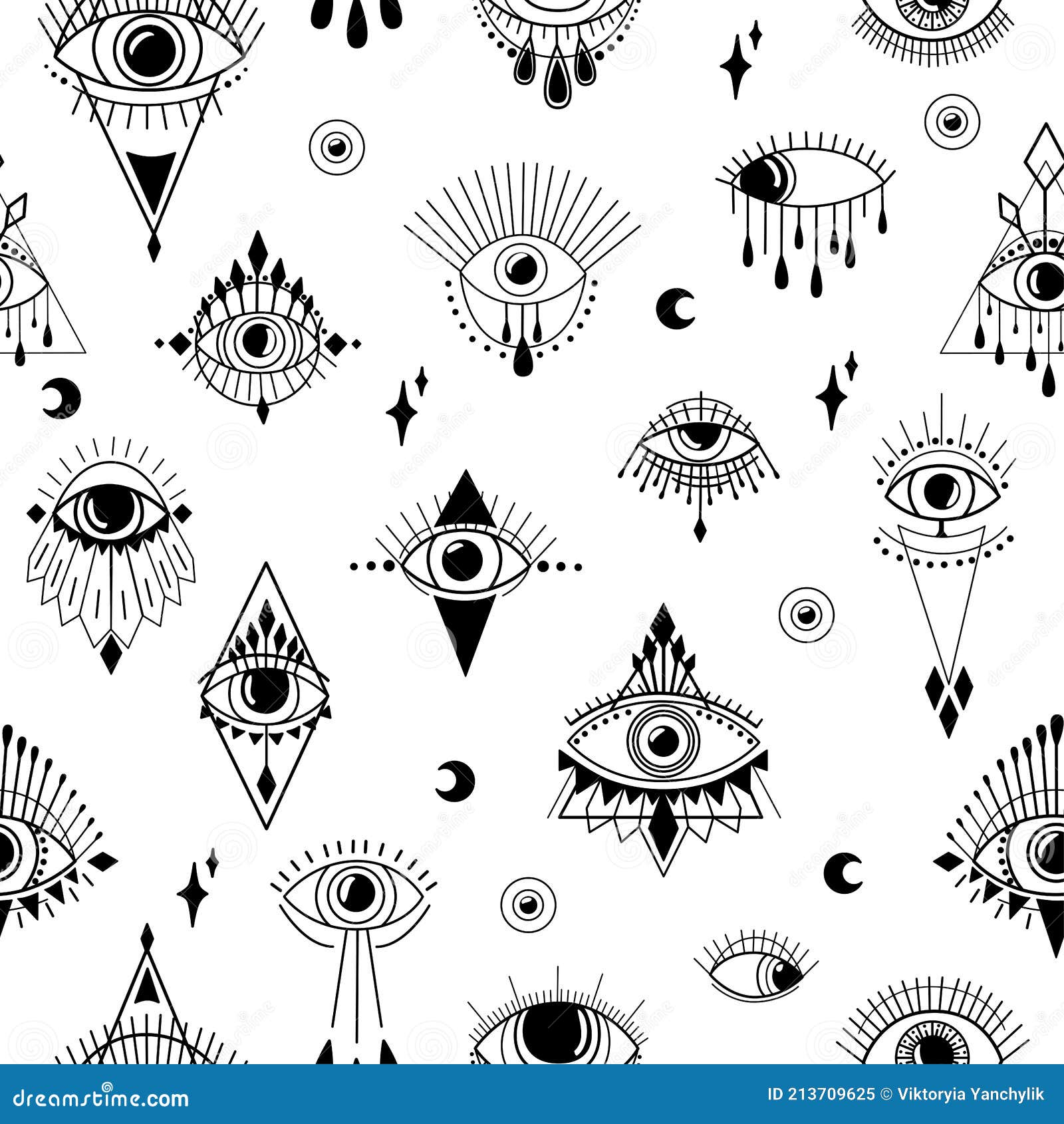 Evil Eye.Magic Pattern. Vector Illustration. Stock Vector ...