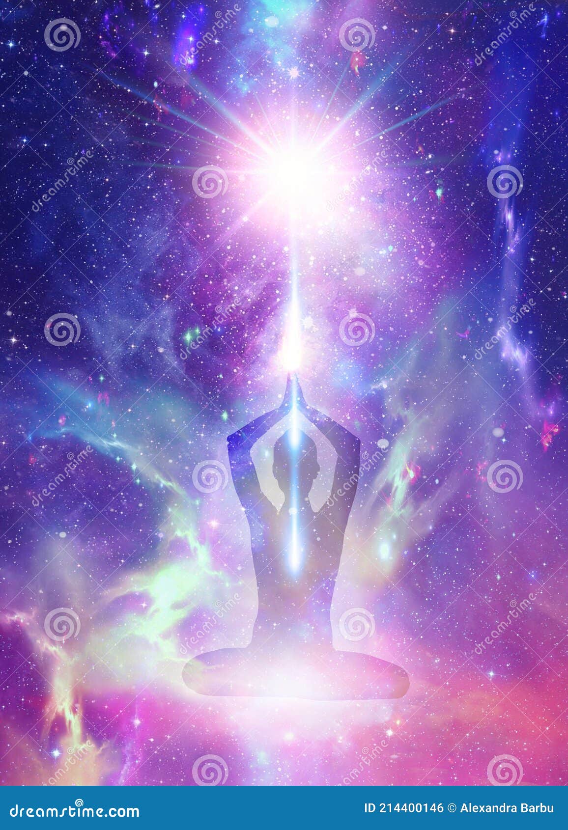 Human And Universe Power, Watercolor Painting, Chakra Reiki, World ...