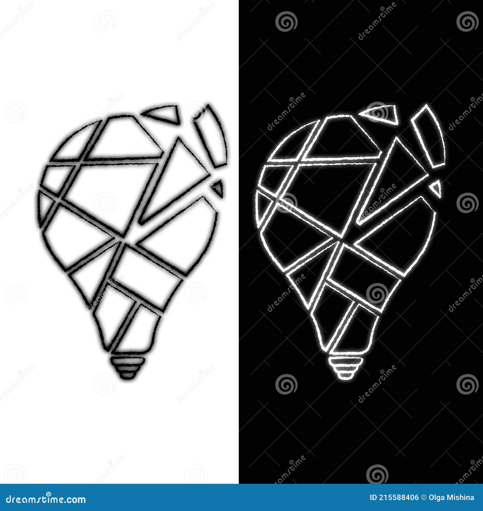 Vector Neon Sign Light Bulbs. Light Bulb Design Template Neon Icon ...