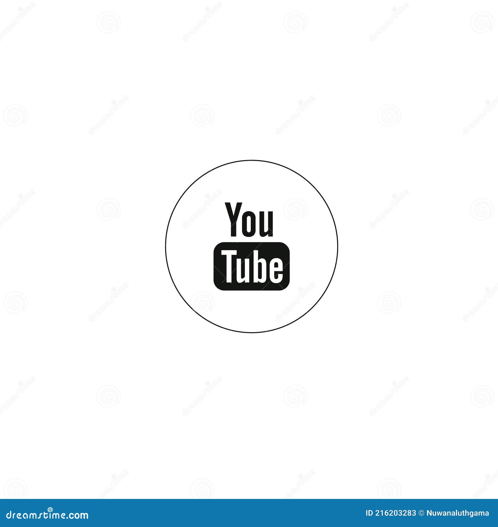 Youtube Logo, Youtube Icon, Youtube Label, Youtube Sign Editorial Stock ...