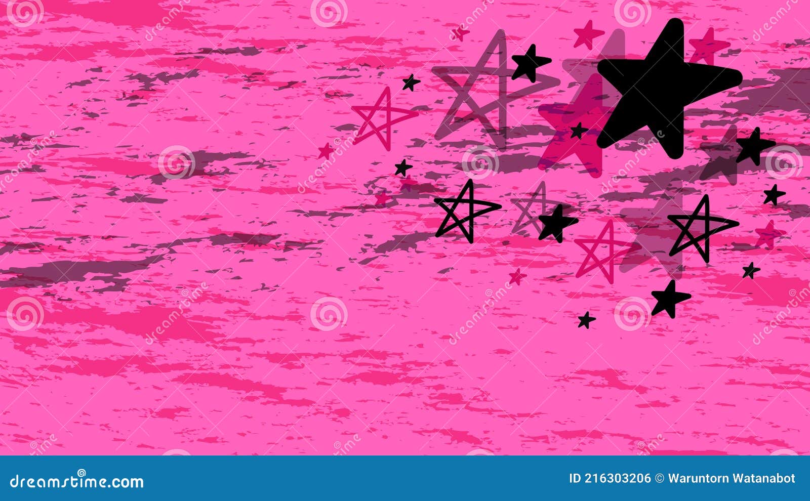 Black Pink Stars Banner Background Vector Design Stock Vector ...