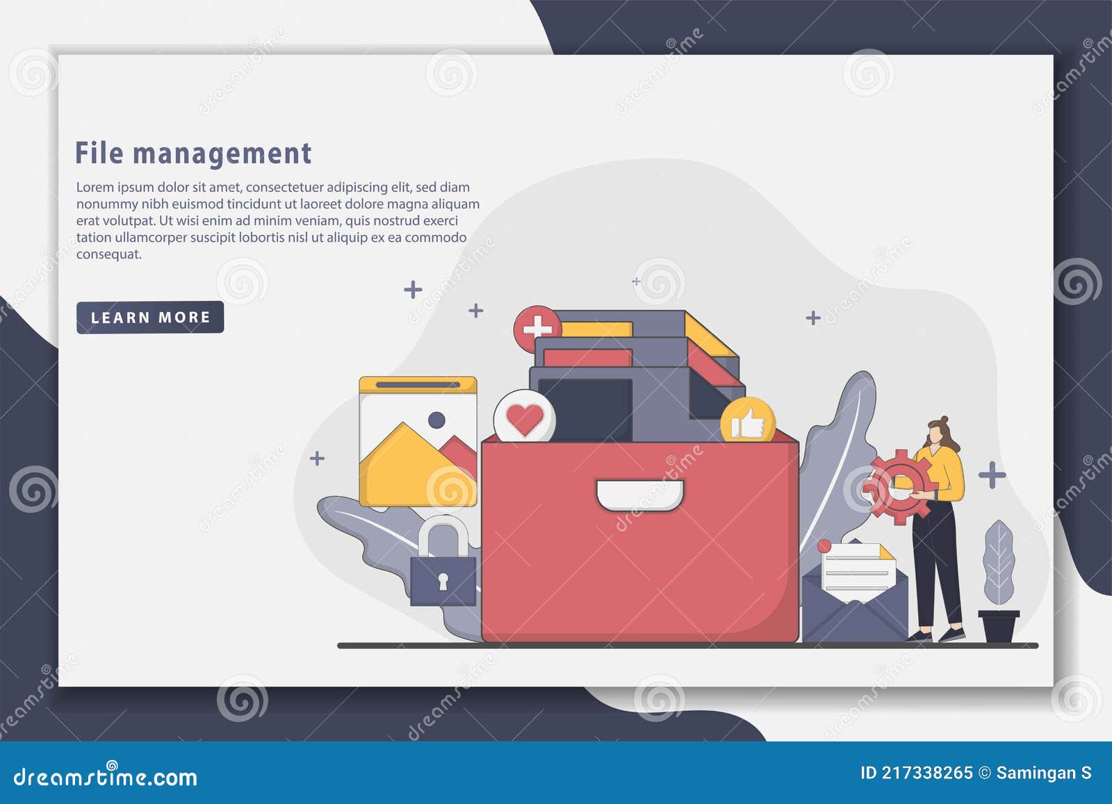 Modern Flat Style Design Illustration Stock Vector - Illustration of ...