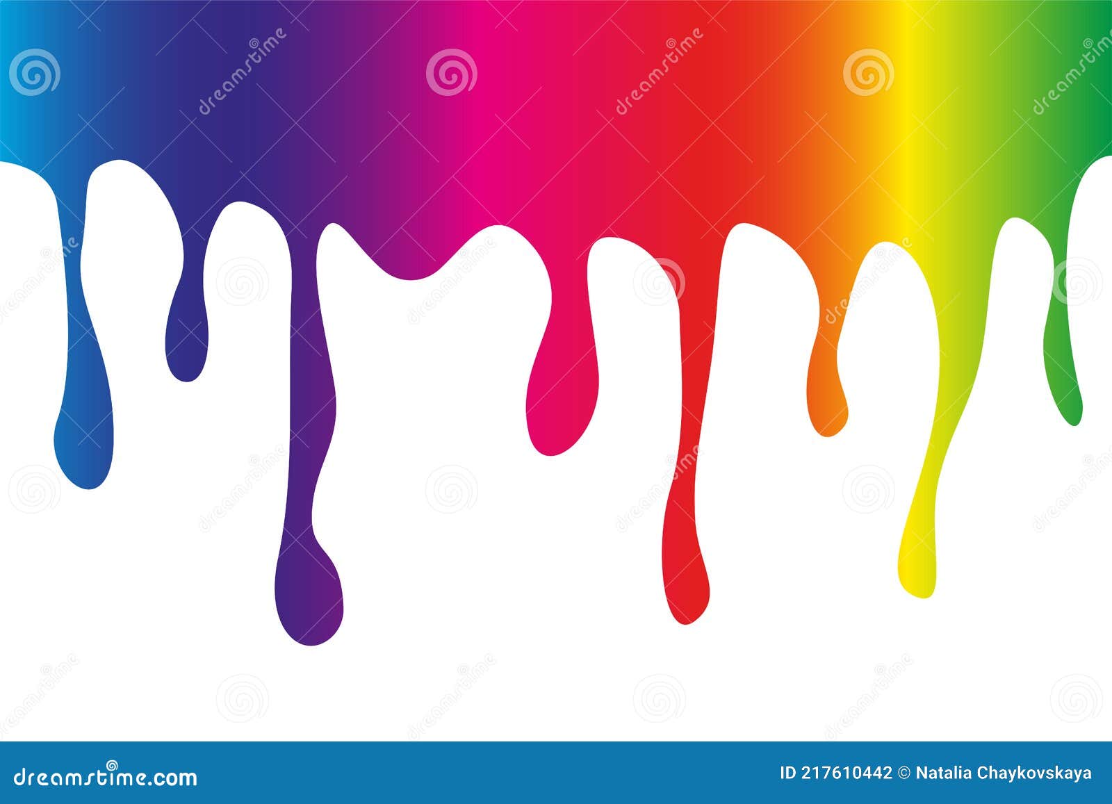 Rainbow Paint Drips Stock Illustrations – 286 Rainbow Paint Drips Stock ...