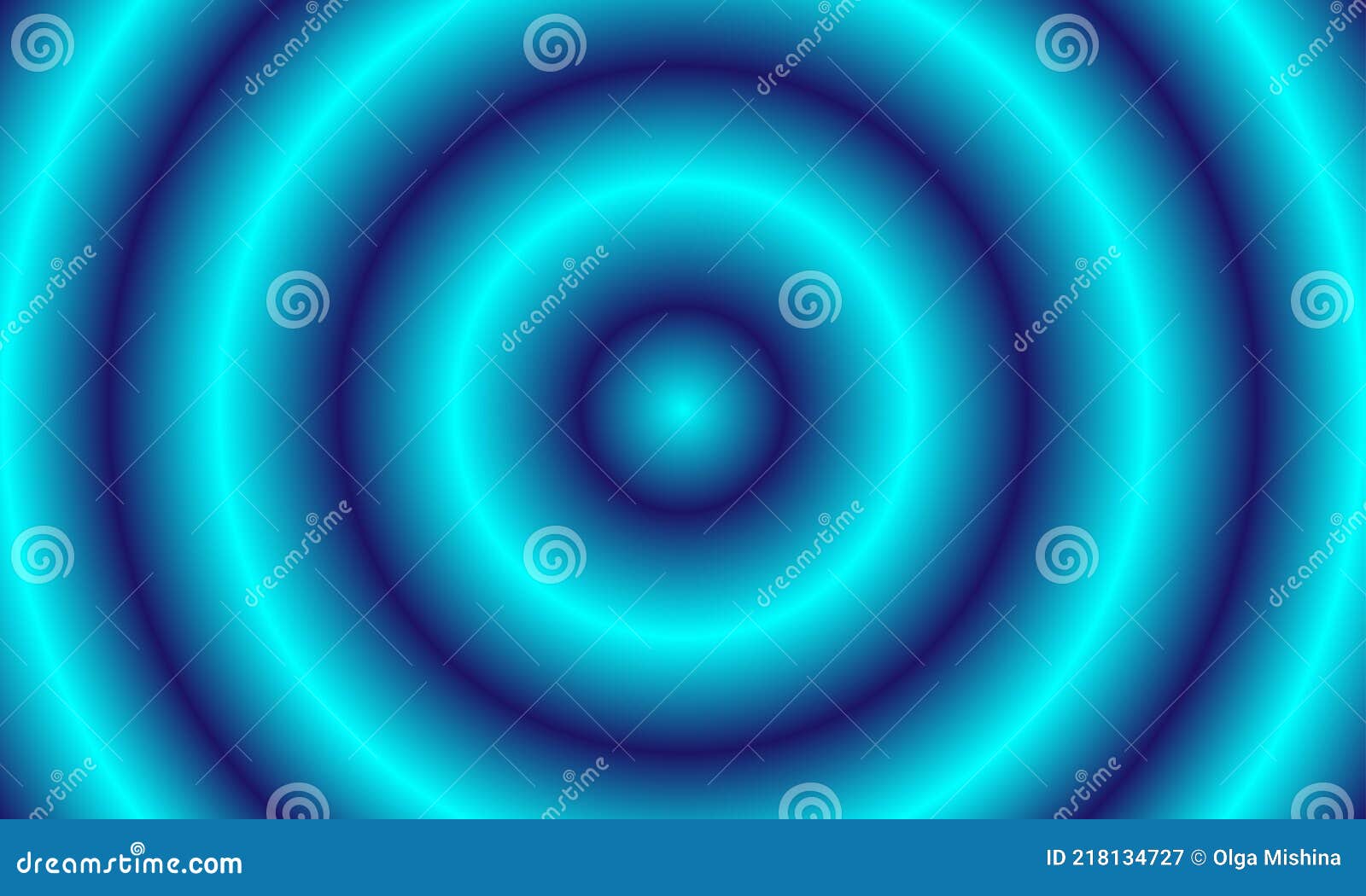 3d Surround Background, Convex Circle Texture, Blue Color, Sound ...