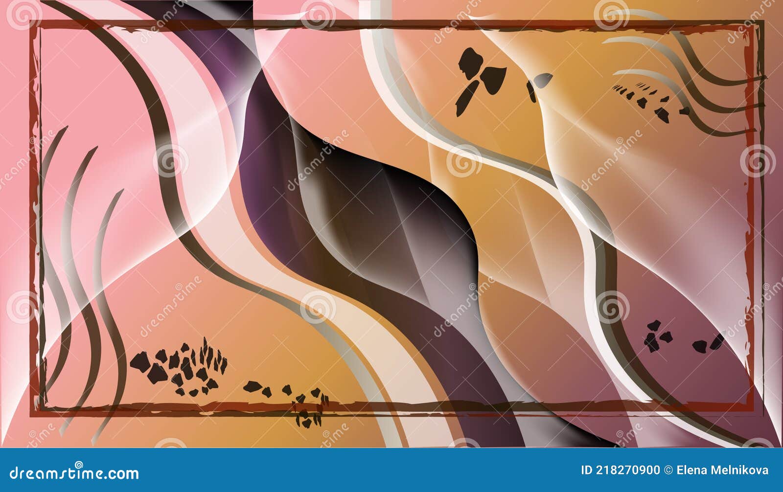 Animalistic Striped Background Stock Vector - Illustration of predatory ...
