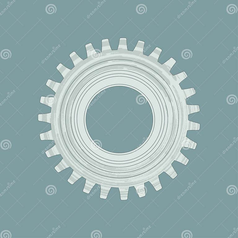 Cog - Decorative Layout Element Stock Vector - Illustration of ...