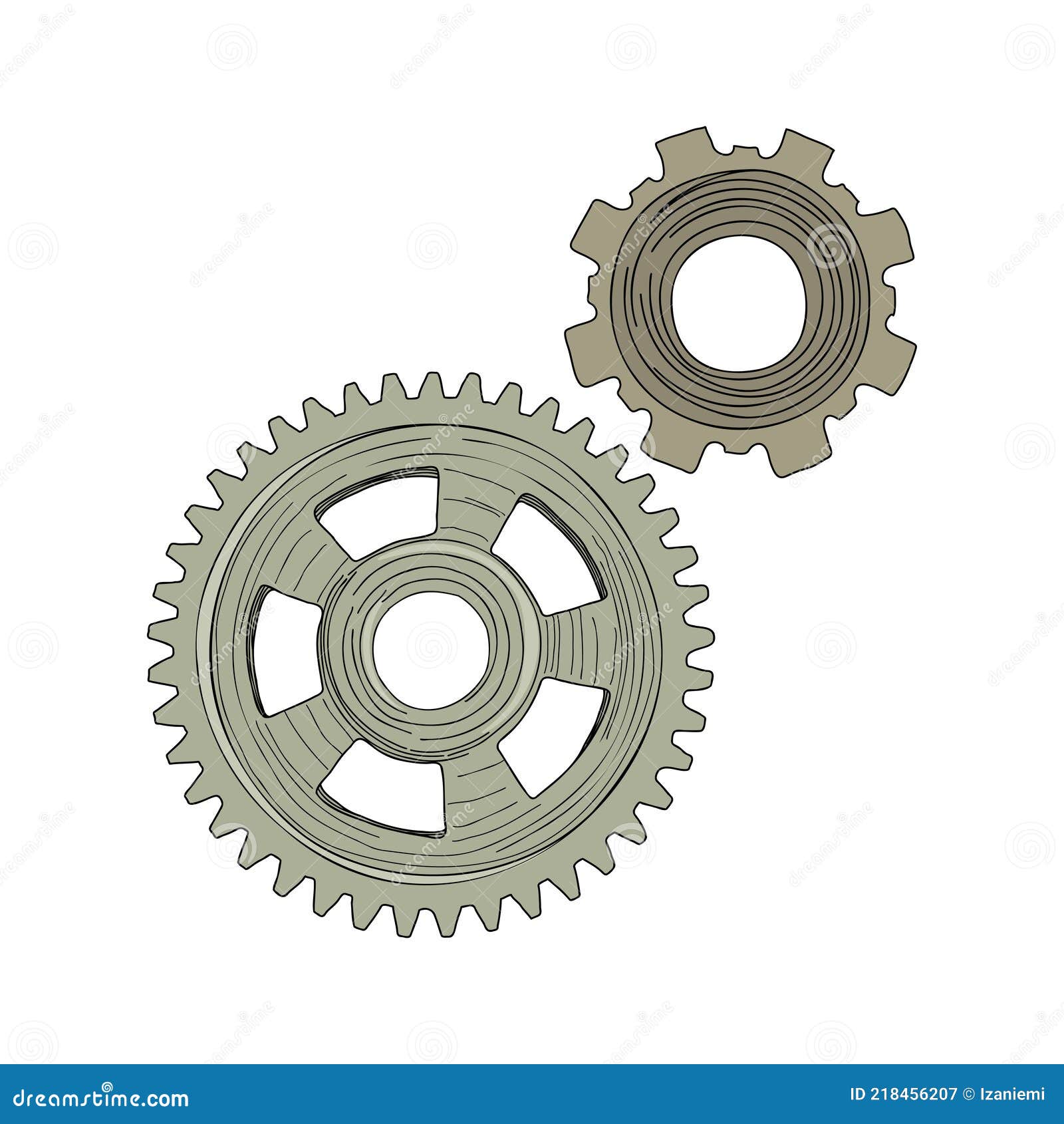 Cogs - Decorative Layout Element Stock Vector - Illustration of layout ...
