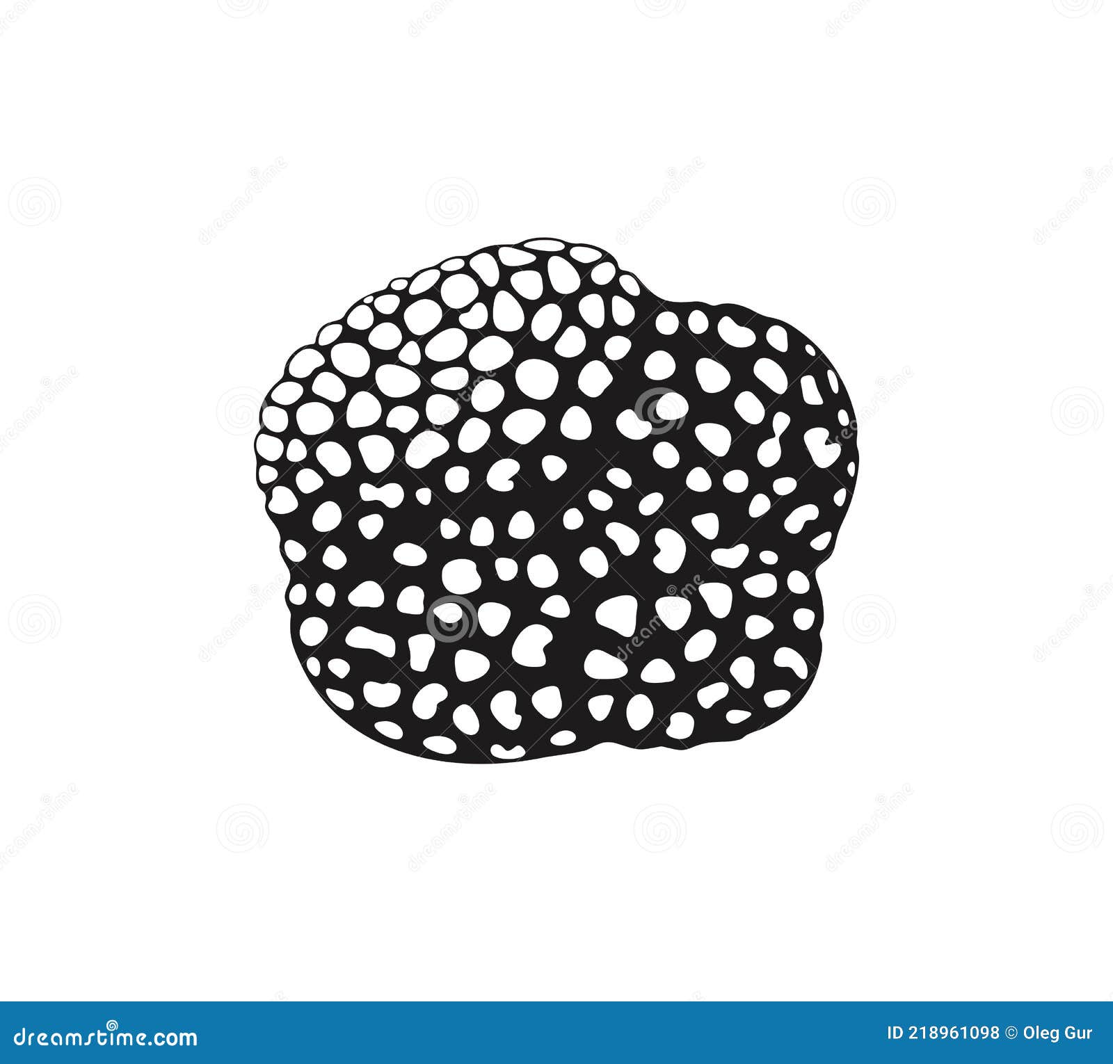 Truffle Logo. Isolated Truffle on White Background Stock Vector ...