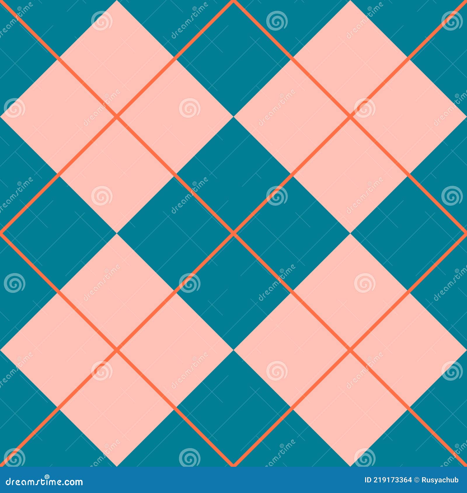Argyll. Seamless Pattern with Squares and Lines of Trending Colors. for ...