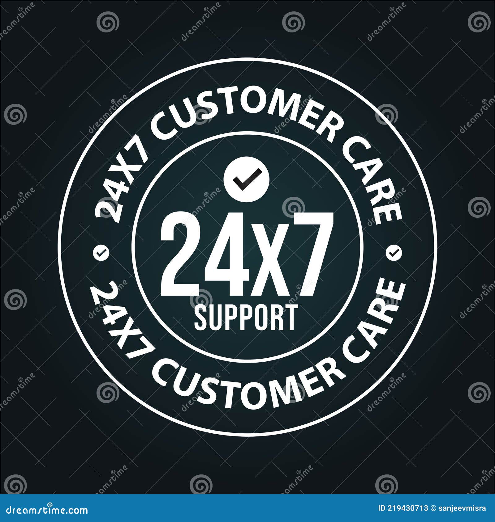 24 Hour Support Concept Premium Vector Icon. Stock Vector ...