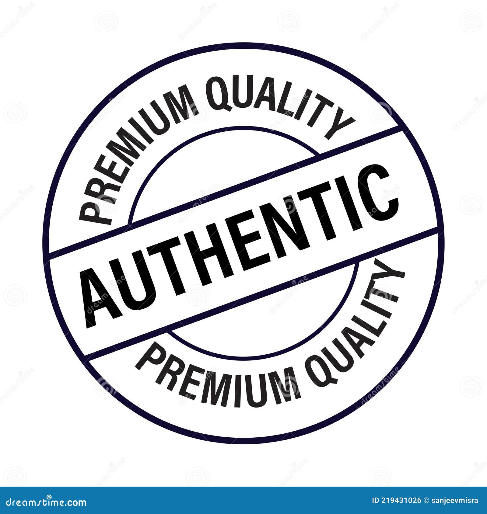 Authentic Vector Certificate Isolated On White Background ...