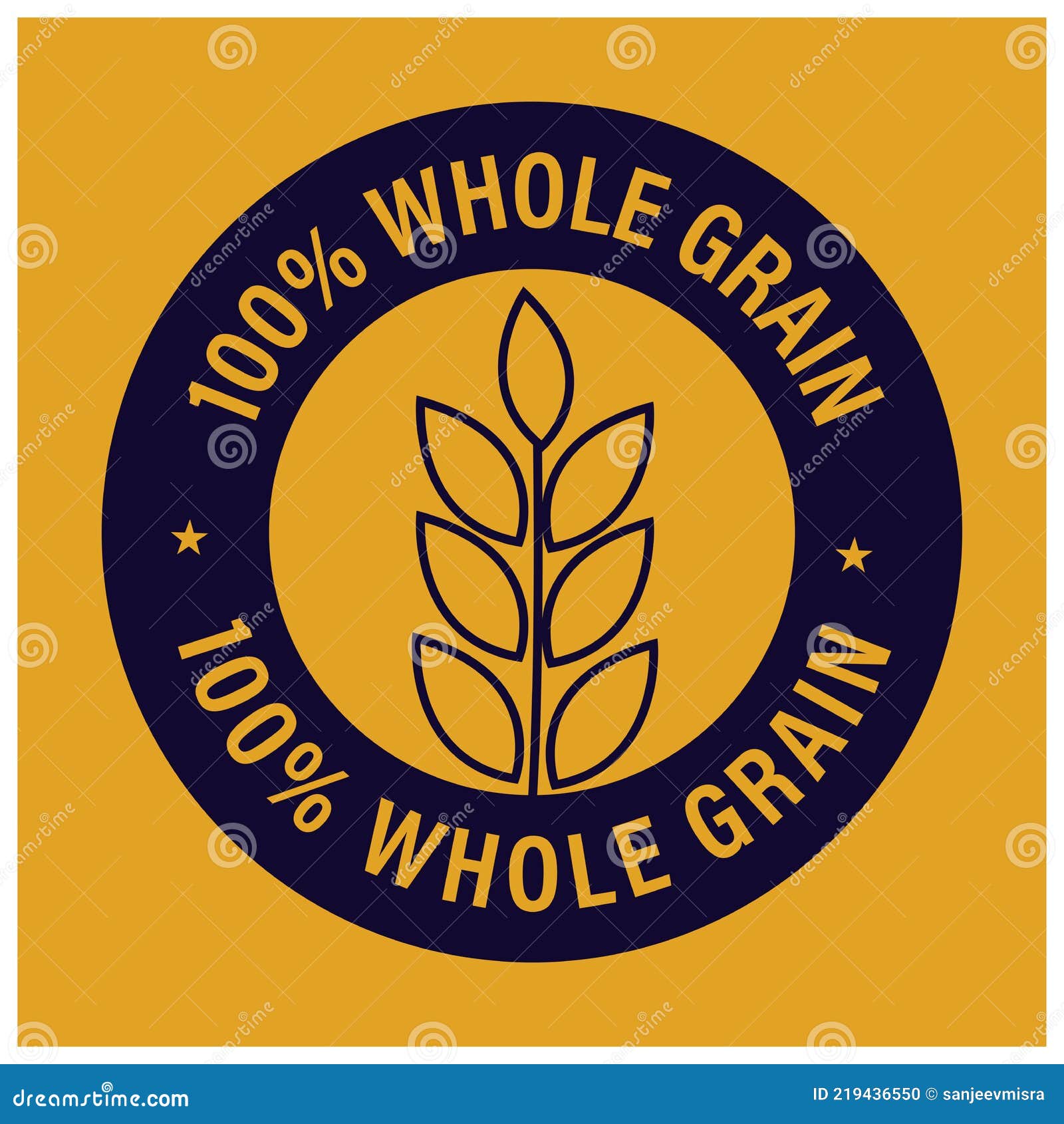 100 Whole Grain Vector Icon Stock Vector - Illustration of homemade ...