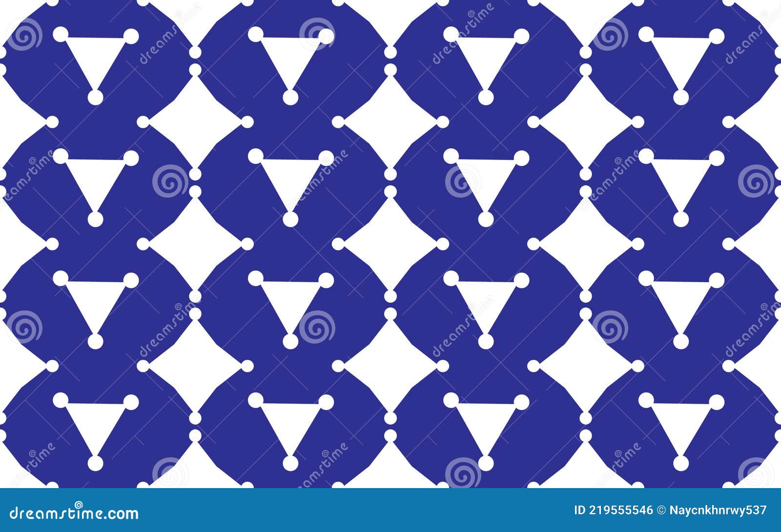 Blue Pattern on White Background Stock Illustration - Illustration of ...
