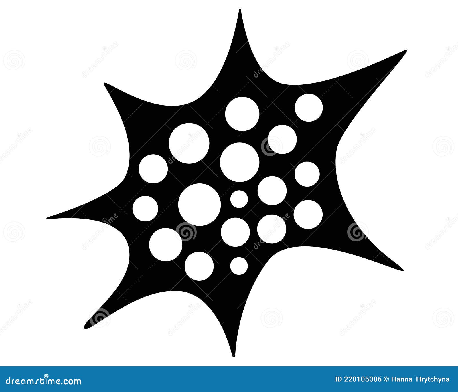Amoeba - Microorganism - Vector Full Color Illustration For. Bacteria ...