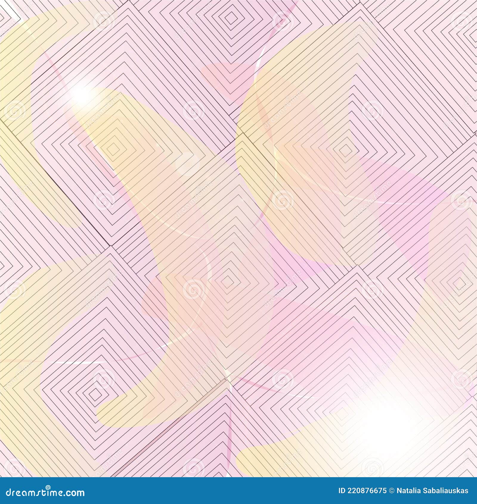 Glare of Light in Geometric Pattern in Yellow Pink Tones Pattern Stock ...