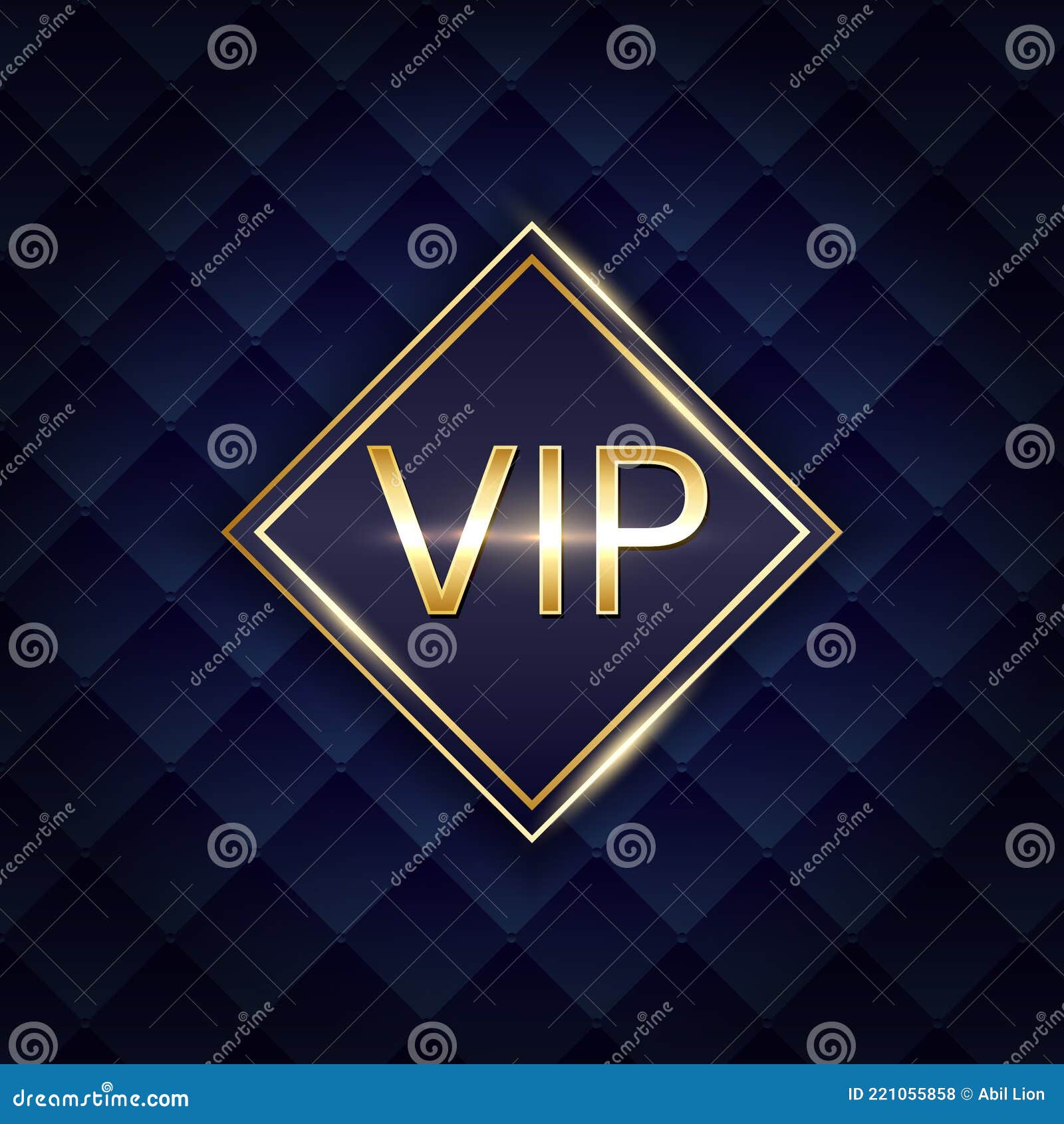 VIP Invitation Design Template . Stock Vector - Illustration of ...