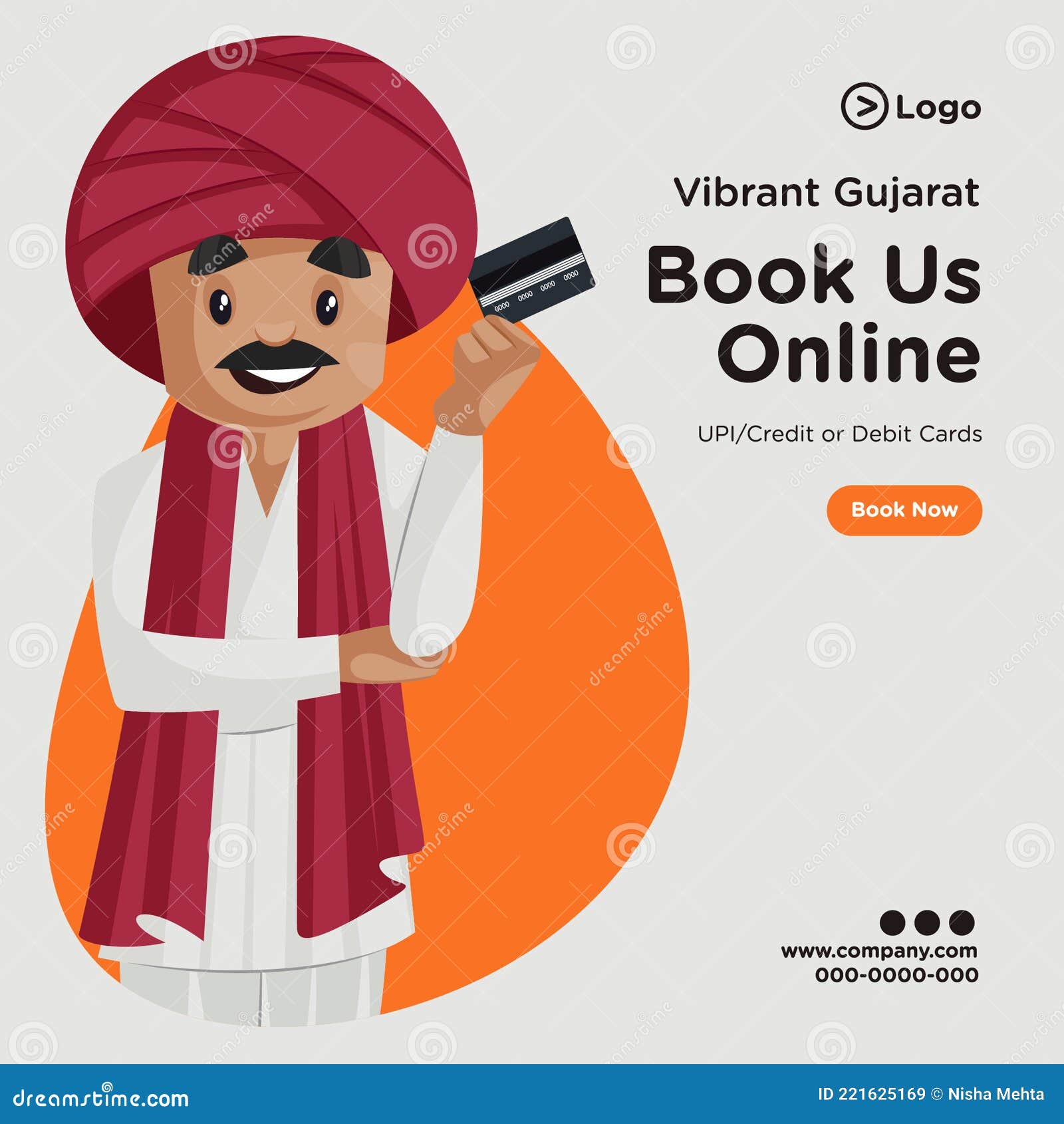 Vibrant Gujrat Banner Design Stock Vector - Illustration of ...