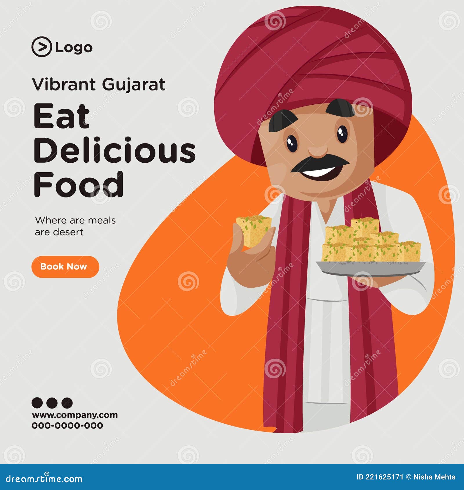 Vibrant Gujrat Banner Design Stock Vector - Illustration of creative ...