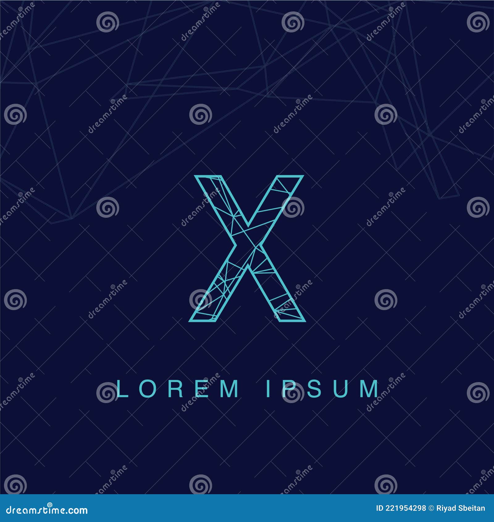 Letter X Logo, Online Font, Technology Font, Artificial Intelligence ...