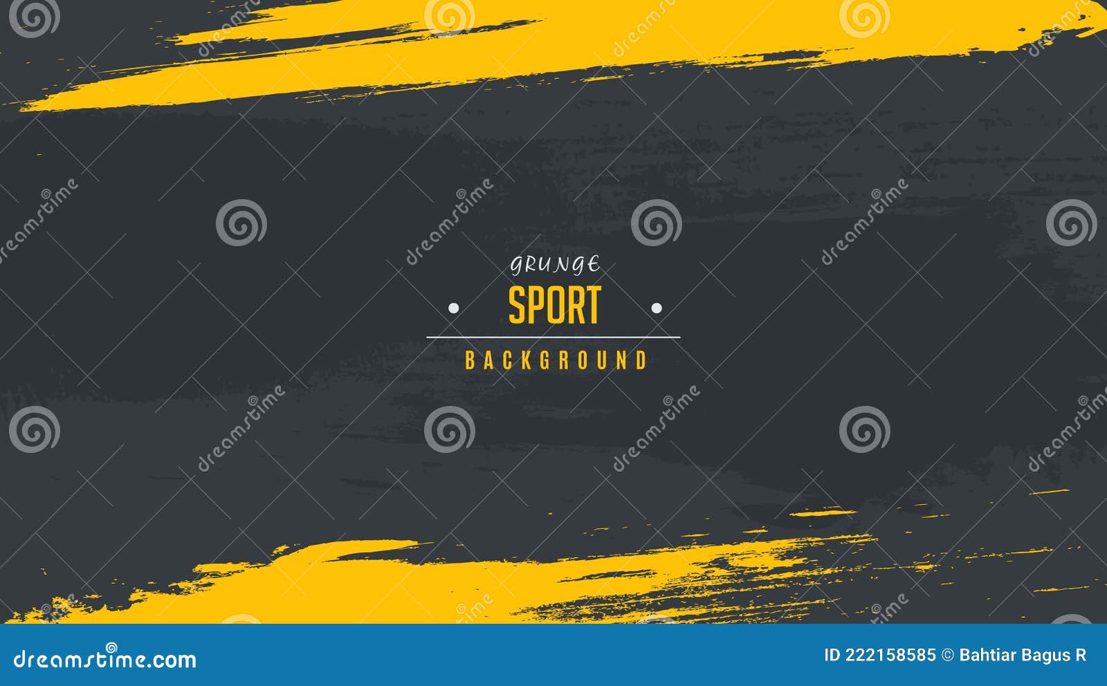 Abstract Gray Yellow Grunge Sport Background Stock Vector ...