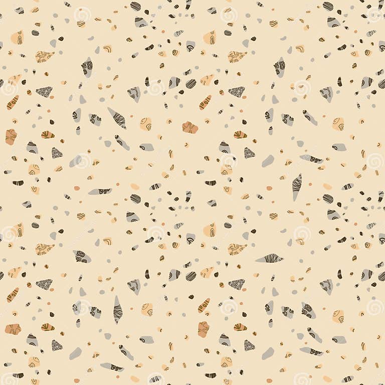 Seamless Pattern with Small Stones. Stock Vector - Illustration of ...