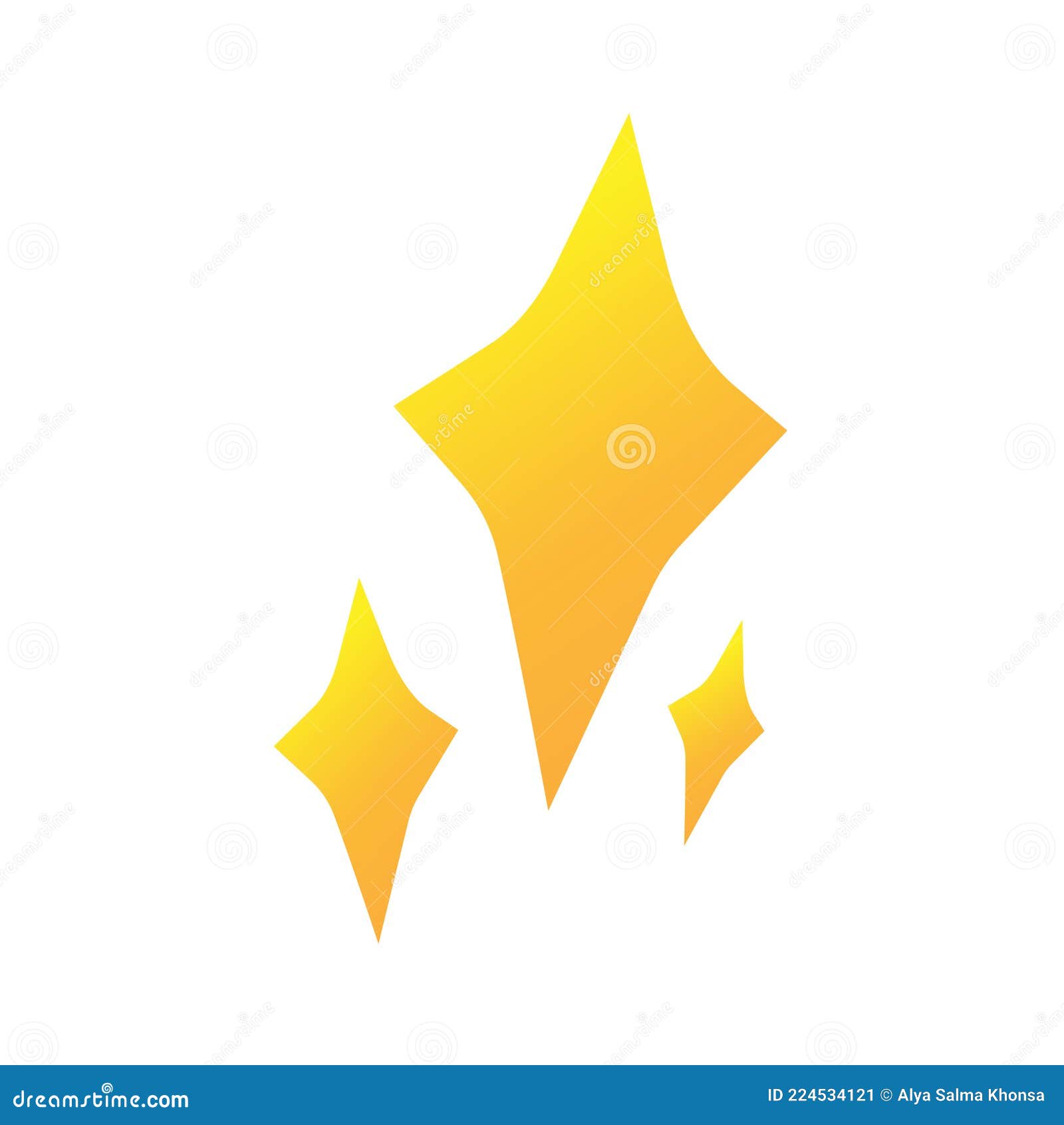 Illustration of Dazzled Emotion Symbol Stock Vector - Illustration of ...