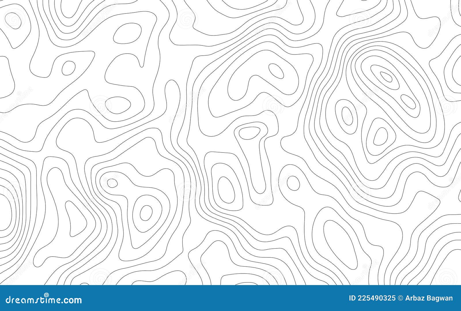 Lines Curve Topographic Top View Map Background Stock Vector ...