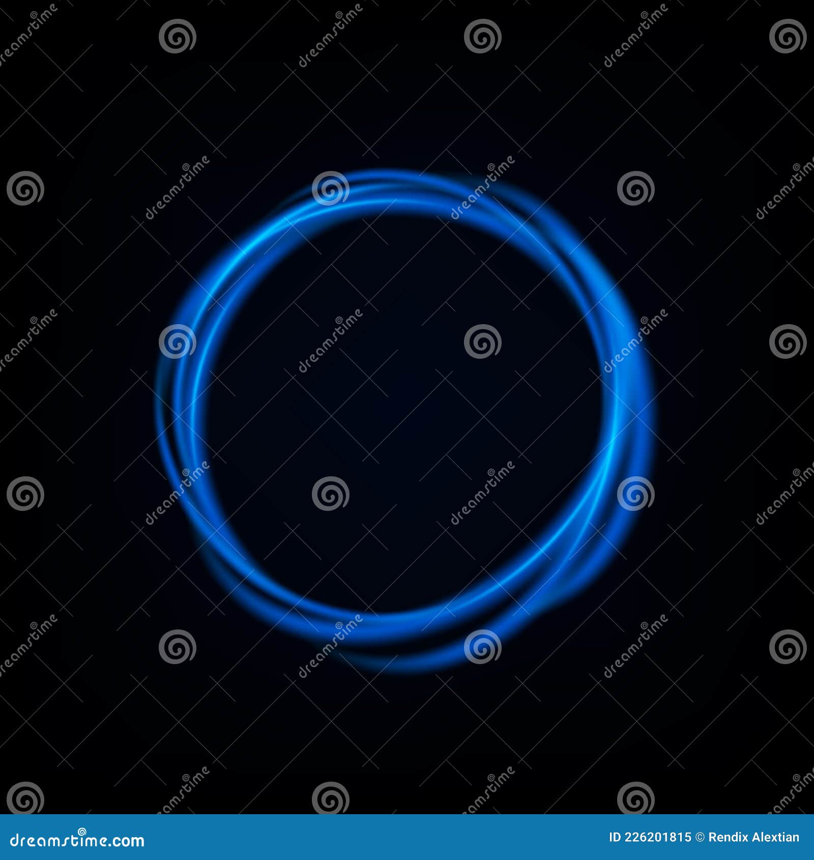 Round Blue Light Twisted, Suitable for Product Advertising, Product ...