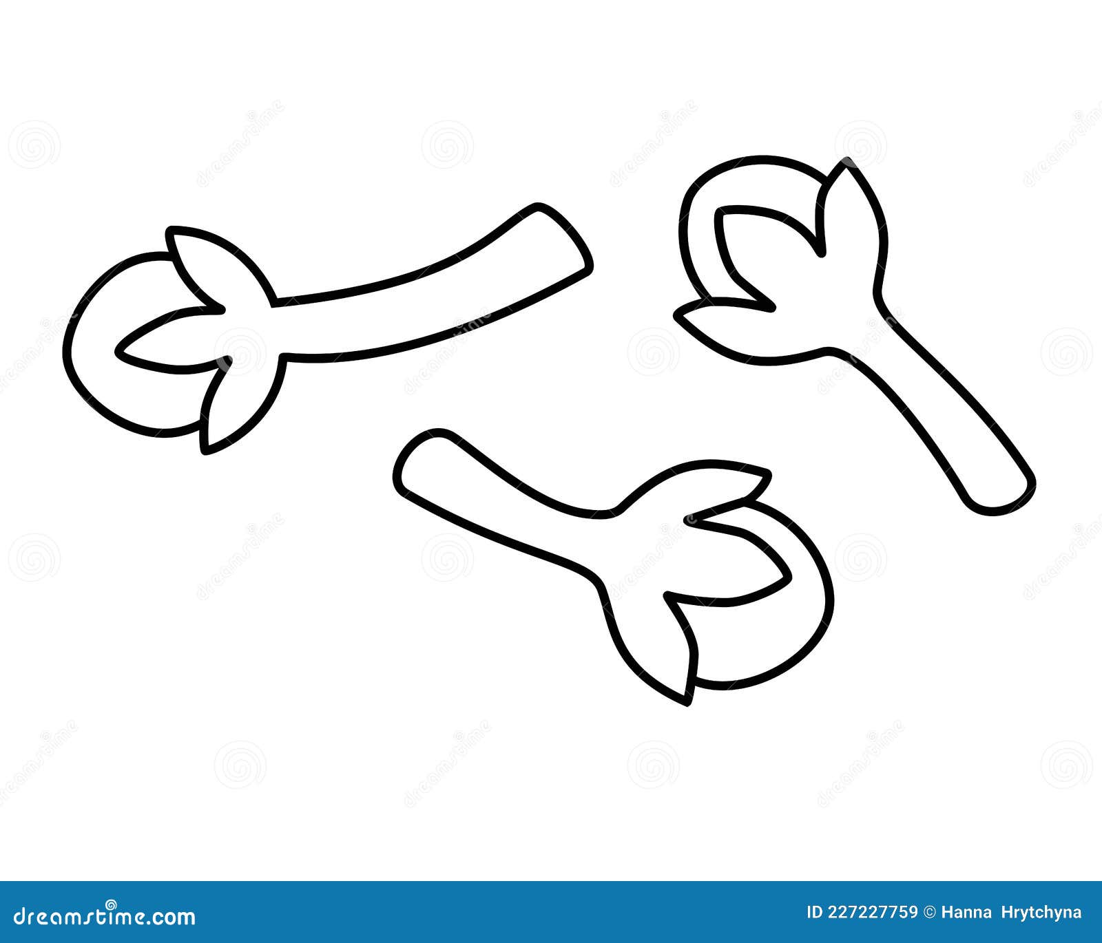 Cloves - Dried Spices For Cooking - Vector Linear Illustration For ...