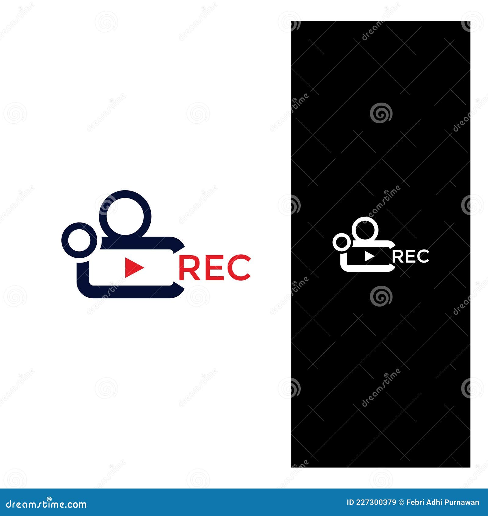 Modern Simple Camera Recorder Logo Stock Vector - Illustration of ...