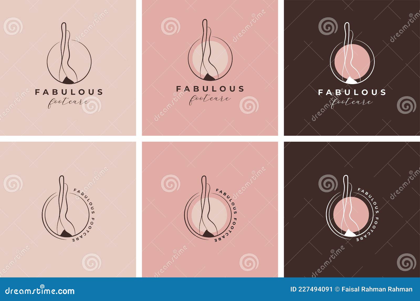 Women Legs Logo Set for Beauty Brands Stock Vector - Illustration of ...