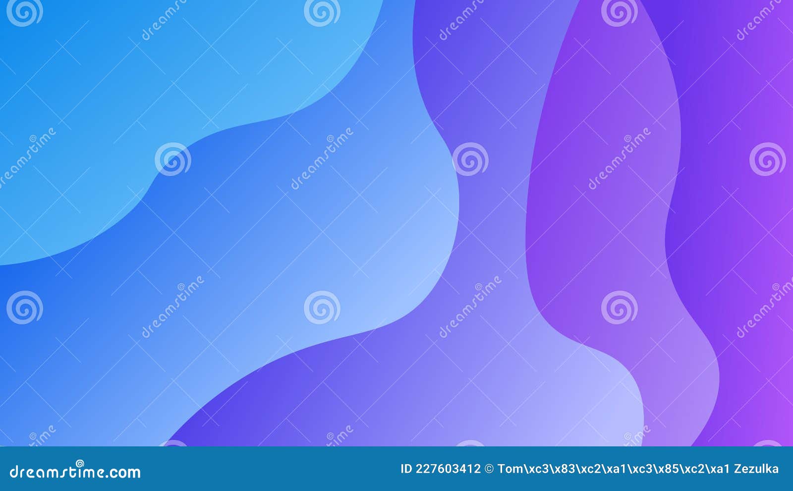 Blue gradient wawes stock illustration. Illustration of gradi - 227603412