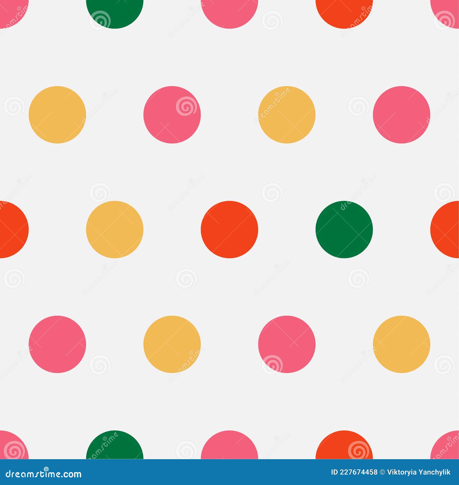 Colorful big dots stock vector. Illustration of decor - 227674458