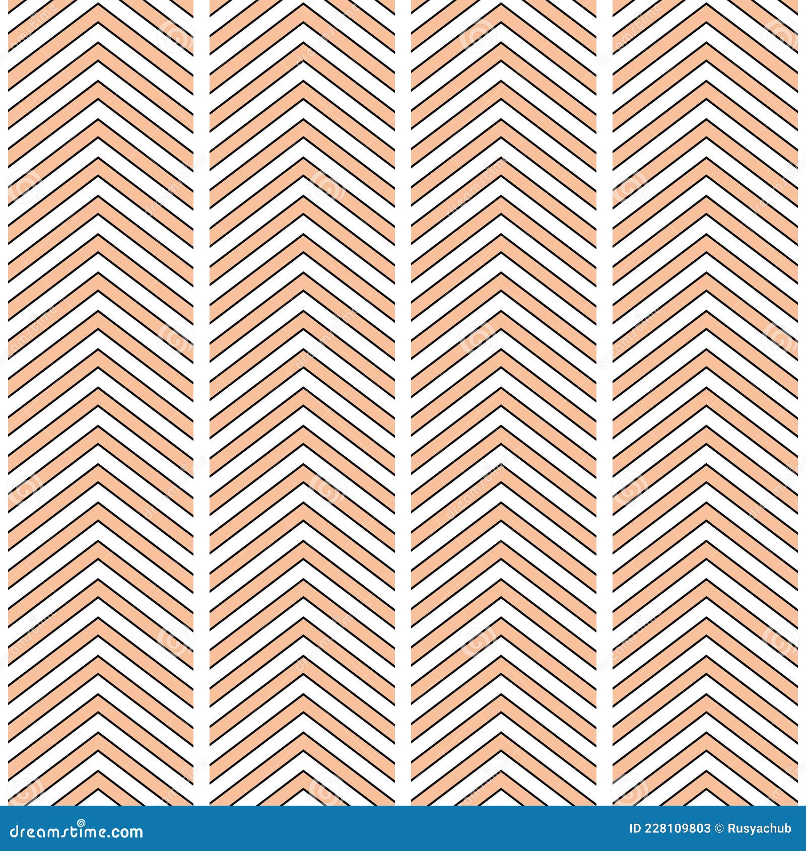 Art Deco Zigzag Seamless Pattern for Modern Fabrics Stock Vector ...