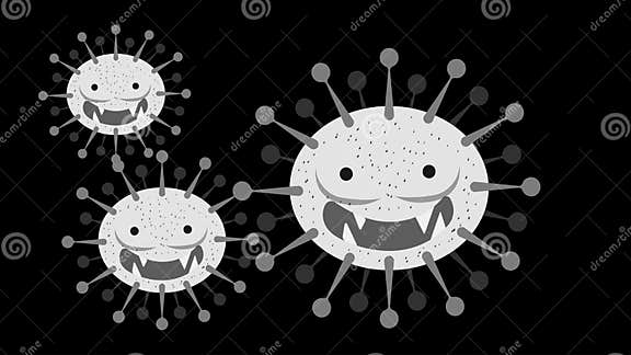 Illustration Vector Graphic of Cute Character of Germ, Bacteria and ...