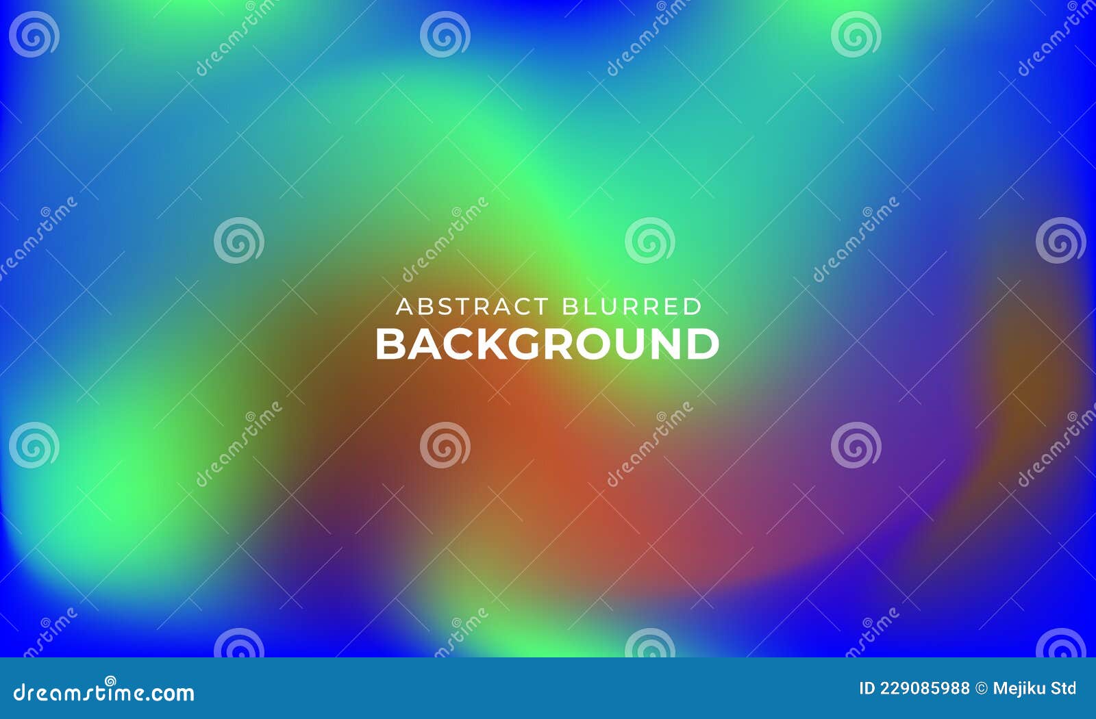 Colorful Beautiful Blurred Abstract Background Vector Template Luxury ...