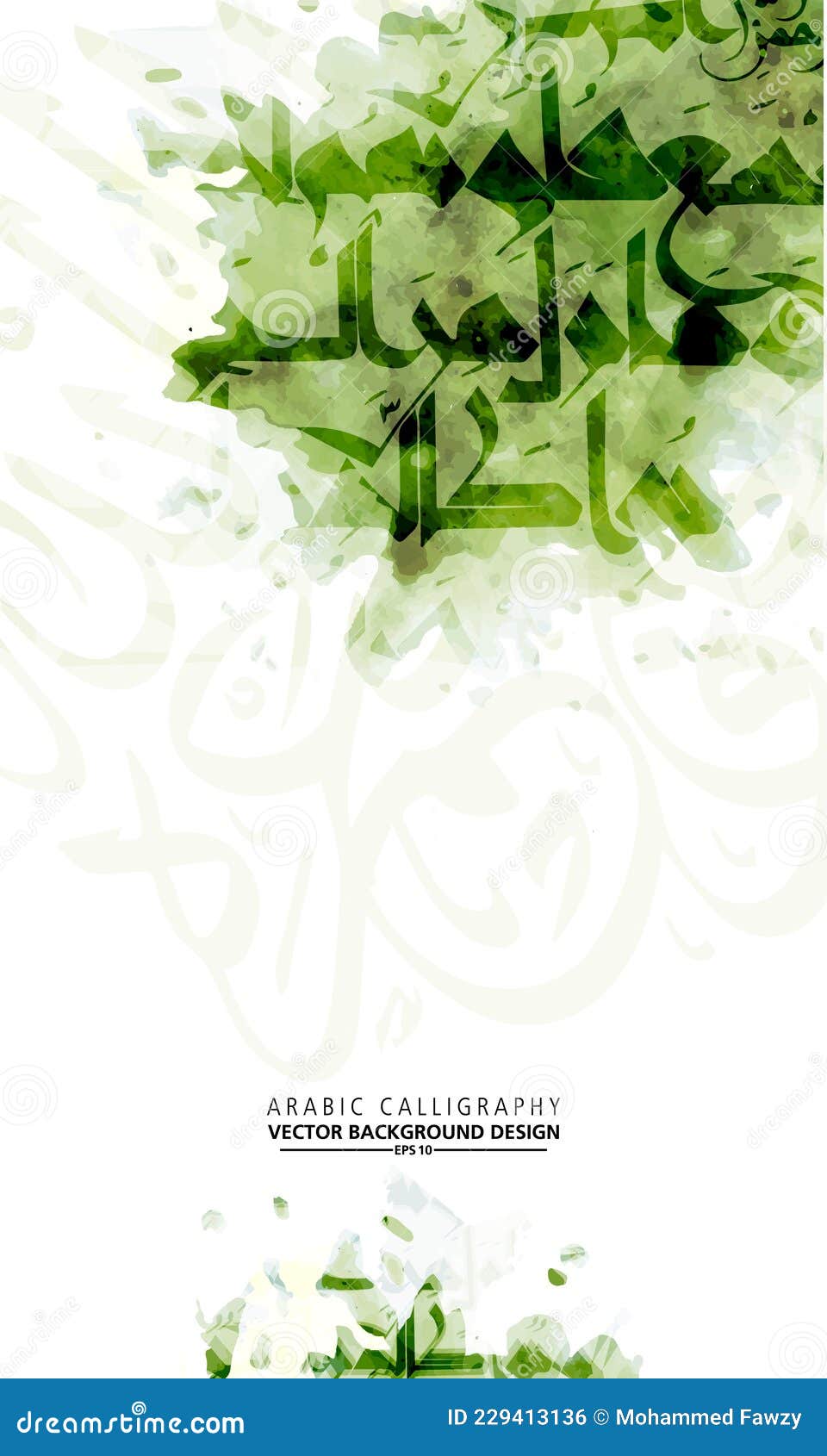 Arabic Background Theme, Arabic Art Calligraphy.- Vector Stock Vector ...
