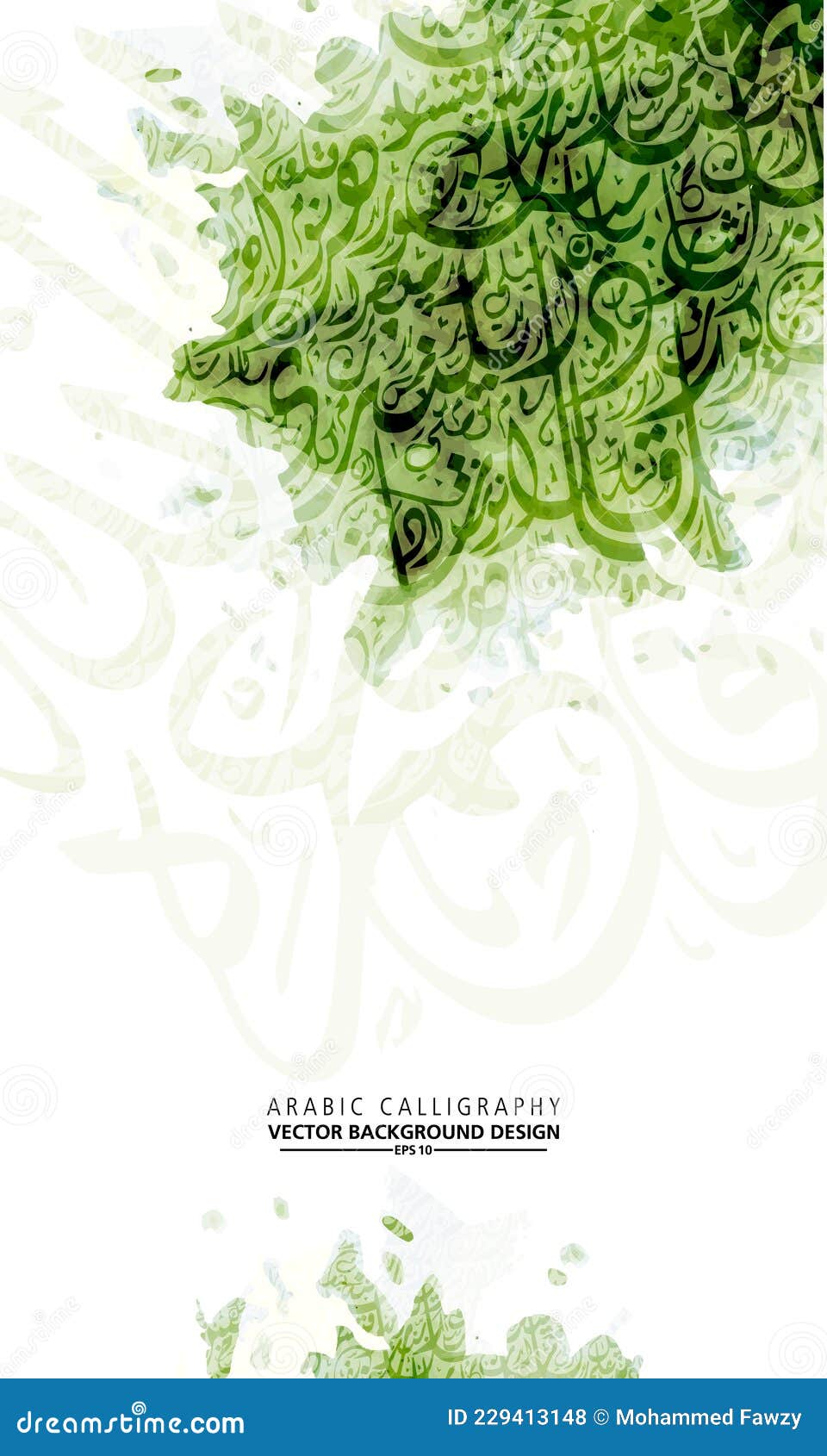 Arabic Background Theme, Arabic Art Calligraphy.- Vector Stock Vector ...