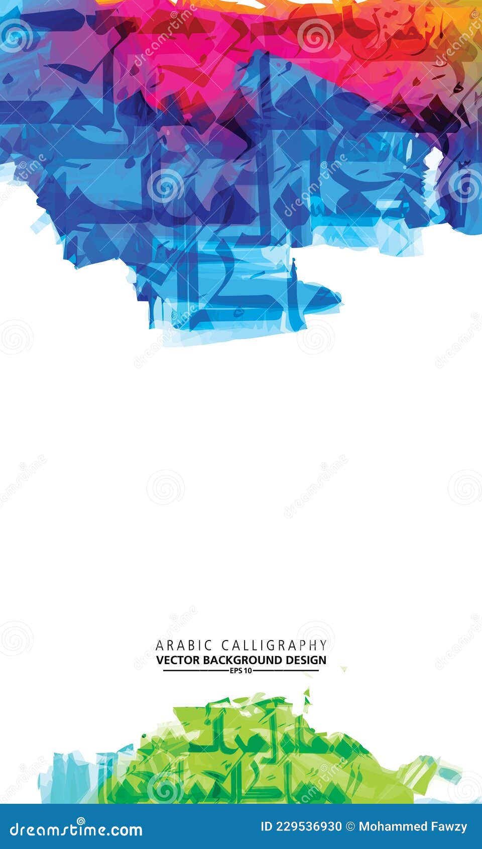 Arabic Background Theme, Arabic Art Calligraphy.- Vector Stock Vector ...